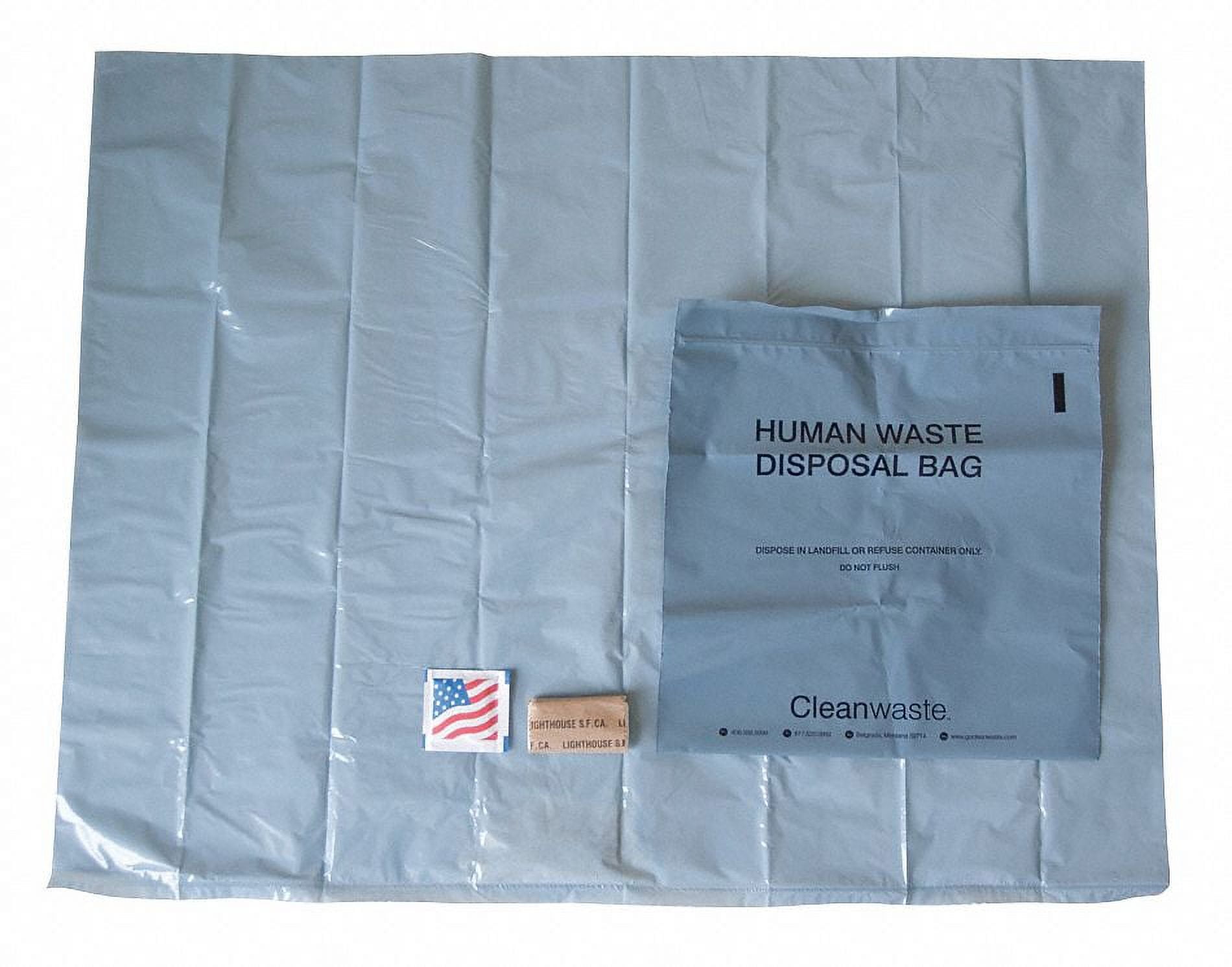 Cleanwaste Camping Toilet Kit with Gel Supplies, Pack of 50, D313W50 ...