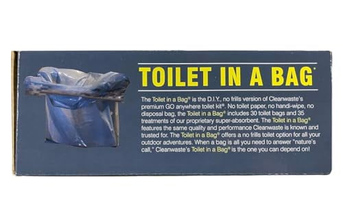 Cleanwaste Toilet-in-a-Bag 30 Pack - D430W30 - Walmart.com