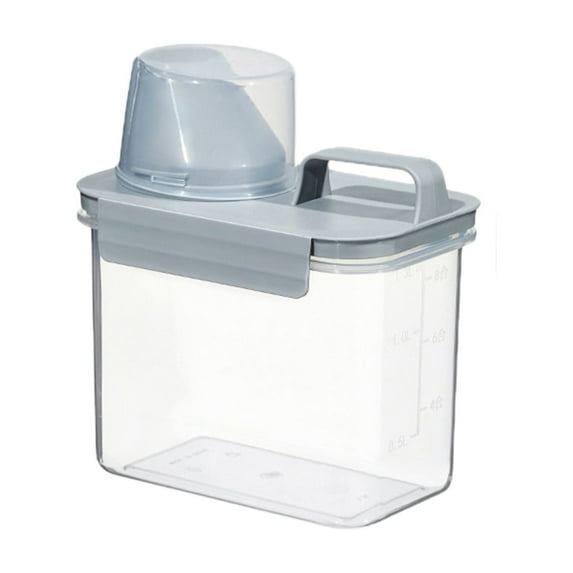 Clear 1.3L Translucent Airtight Food Canister With Lid Constructed From ...