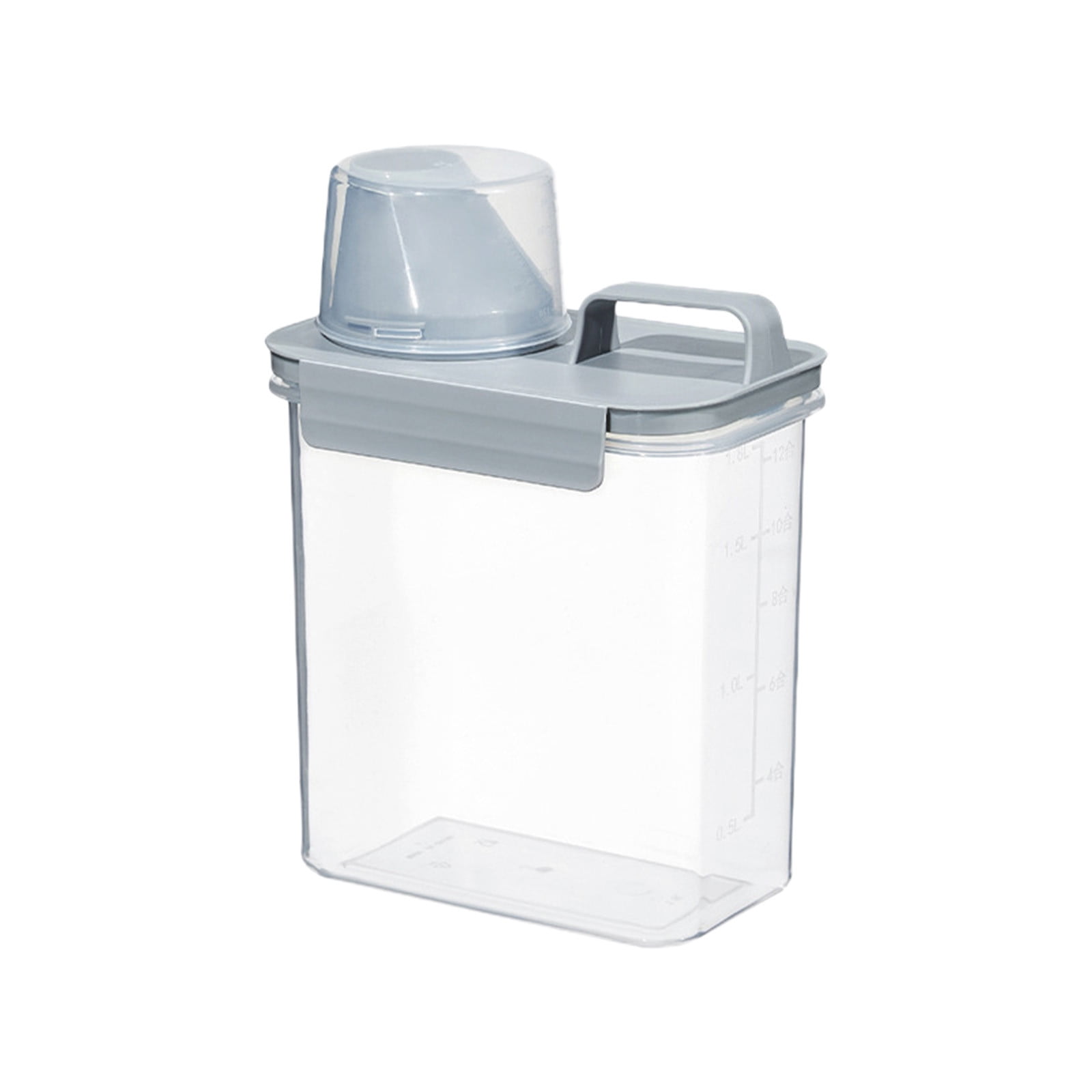 Clear 1.8L Clear Airtight Food Storage Container With Lids Plastic Dry ...