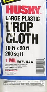 Clear 1 Mil Drop Cloth - Walmart.com