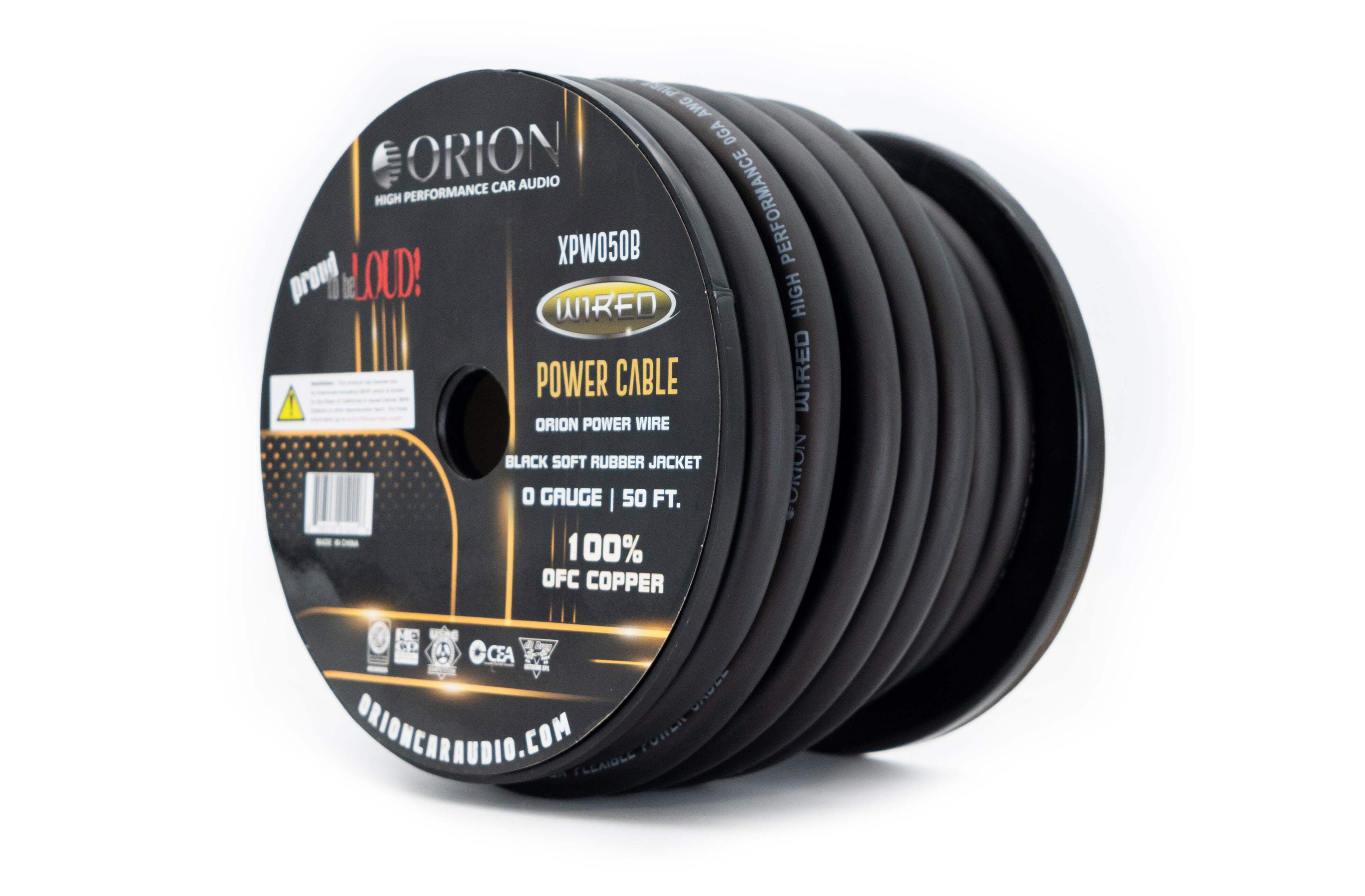 Orion XTR 100% Copper Wire 0 Gauge 50 ft Frost - Walmart.com