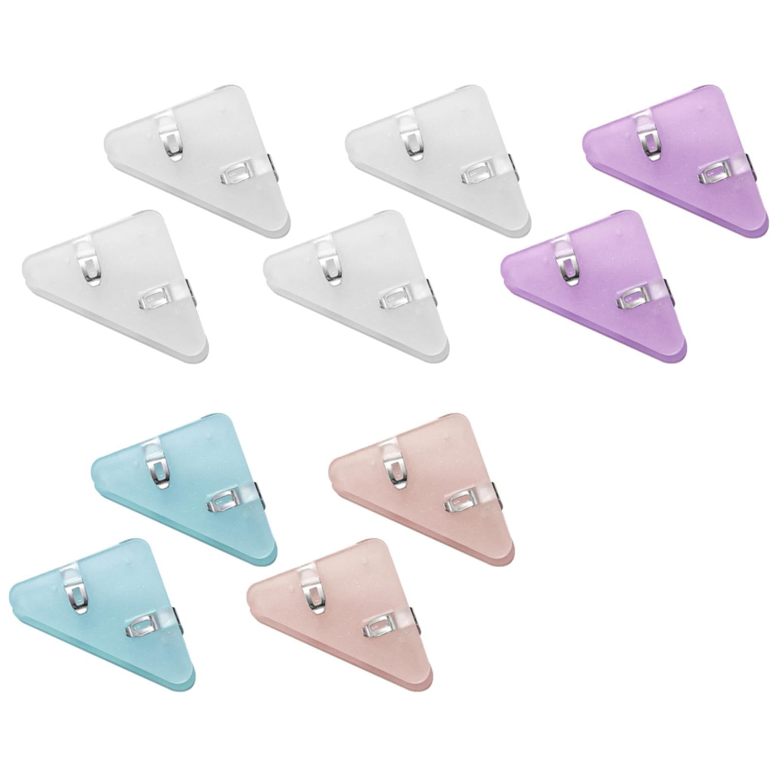 Clear 10Pcs Book Corner Clip Paper Clips Triangle Paper Corner Clip ...