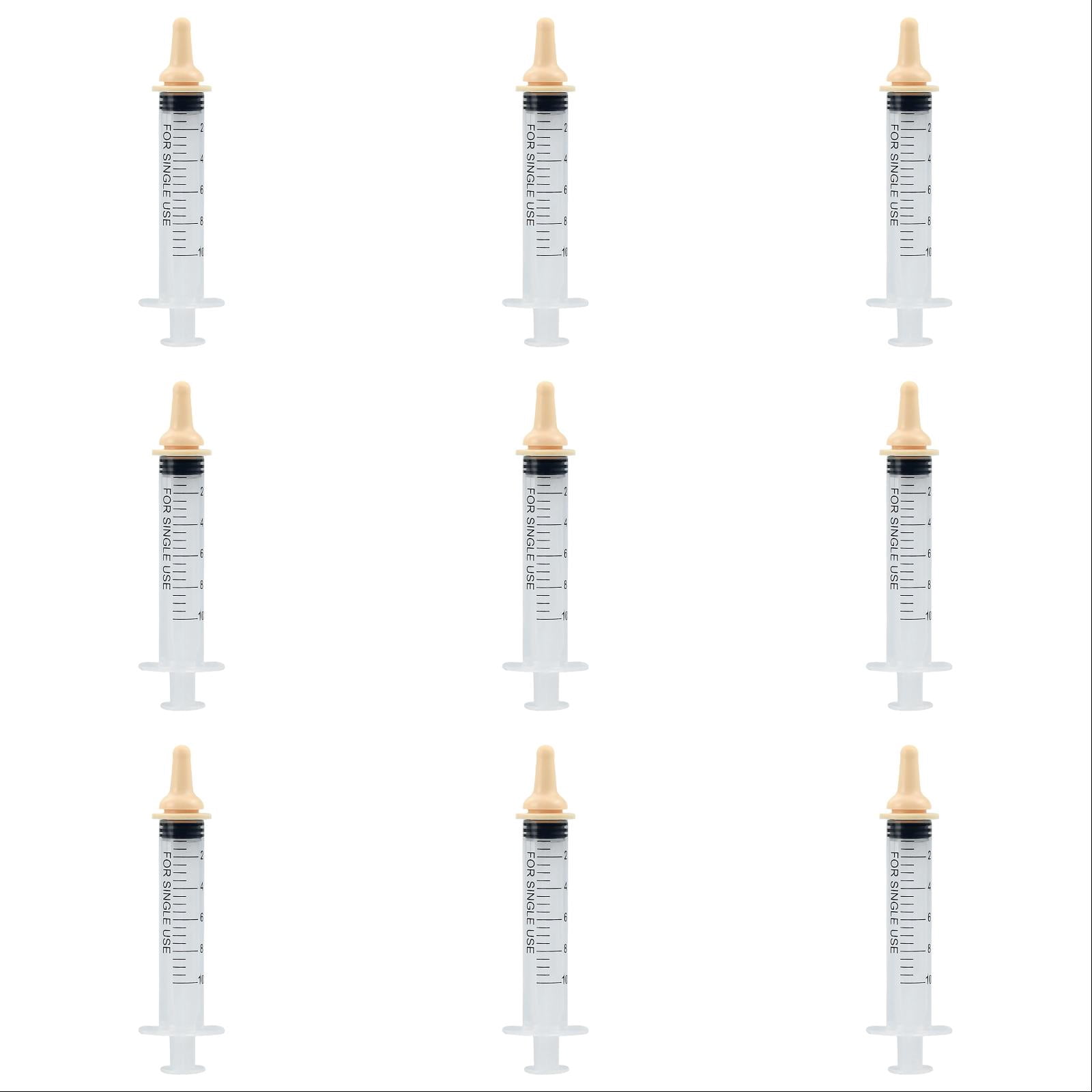 Clear 12ml Pet Feeding Syringe with Measurement Marks - Cat Dog Liquid ...