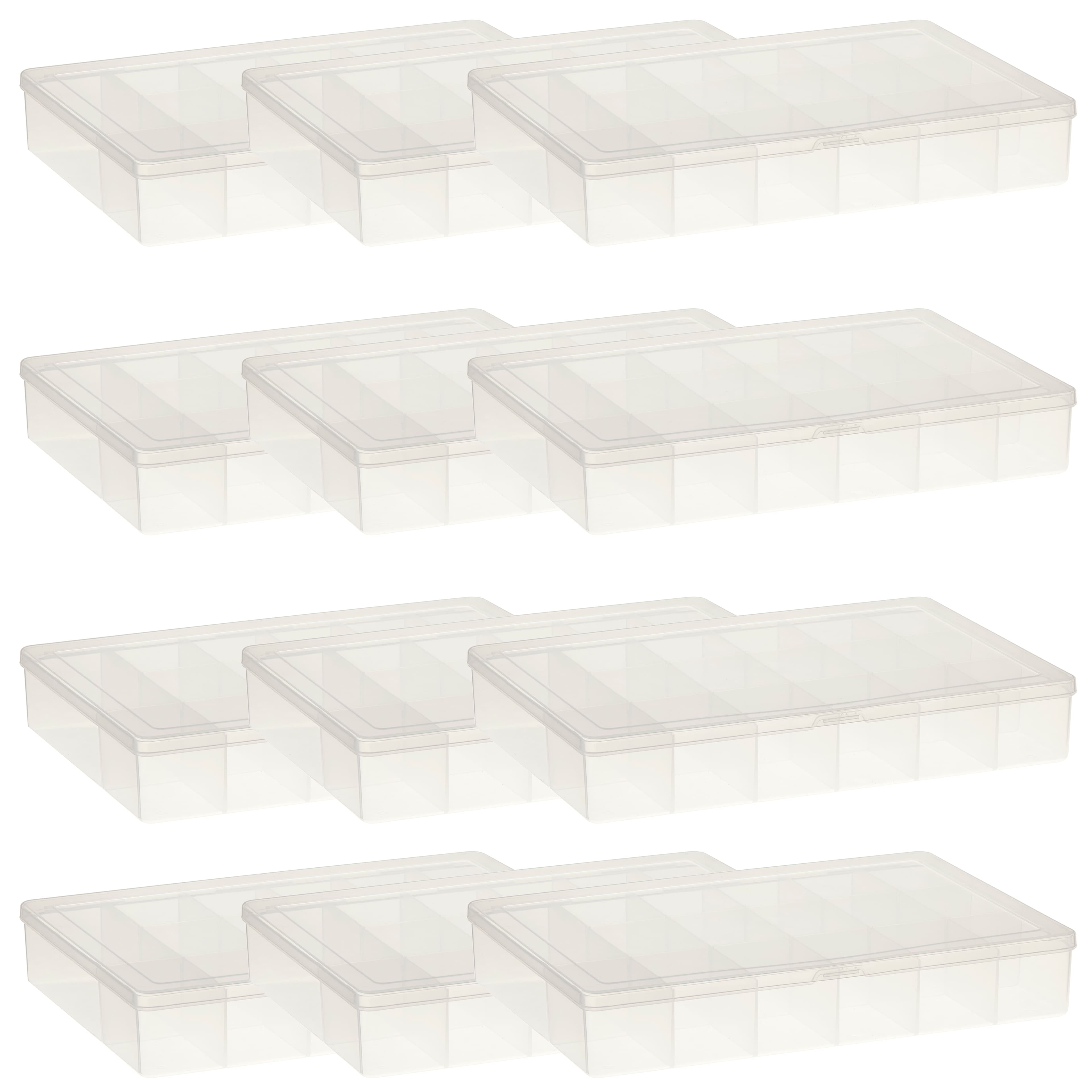 Clear 17 Compartment Bead Organizer by Simply Tidy - Storage Box ...