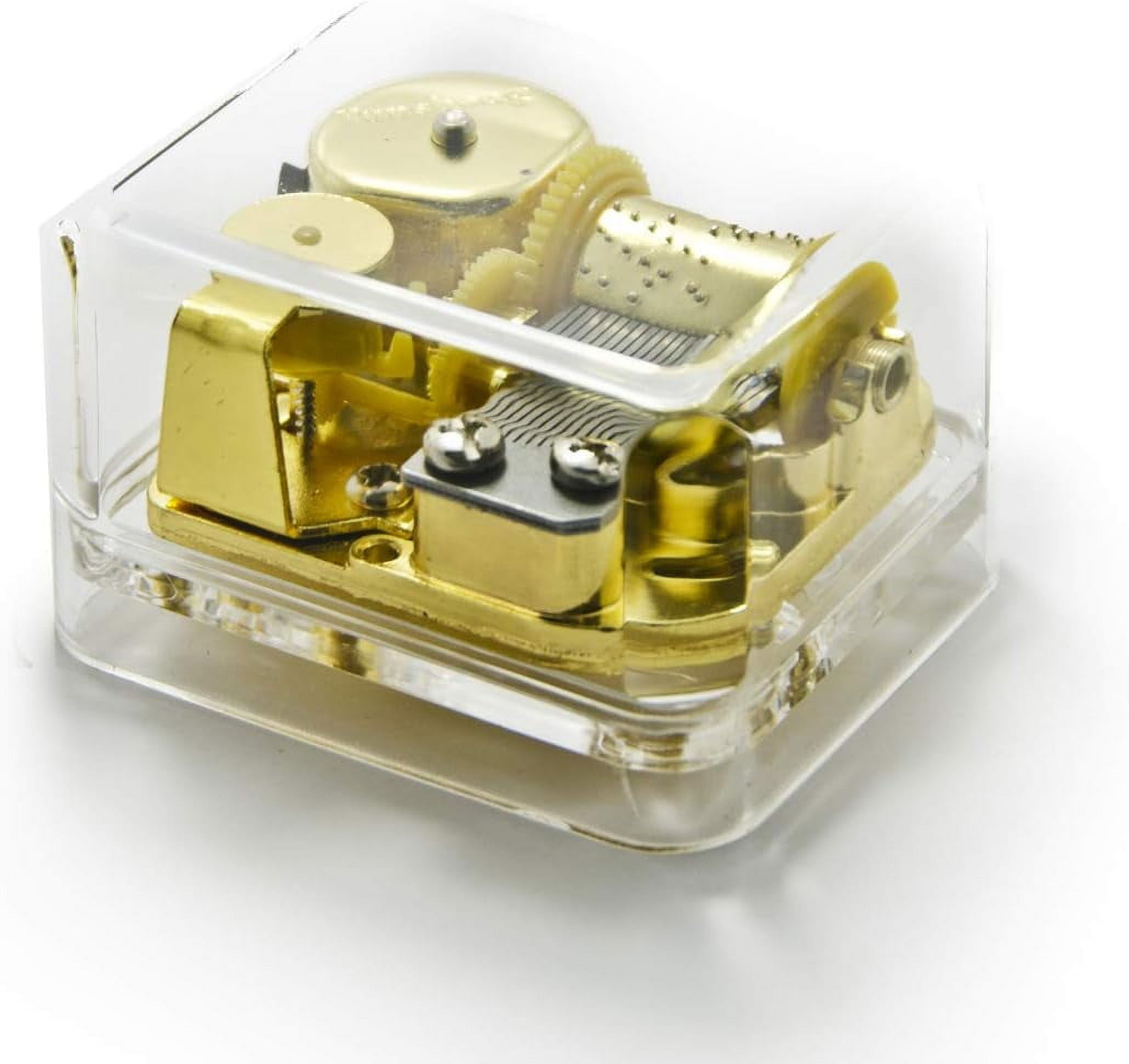 Clear 18 Note Box Musical Paperweight - Many Songs to Choose - My Funny ...