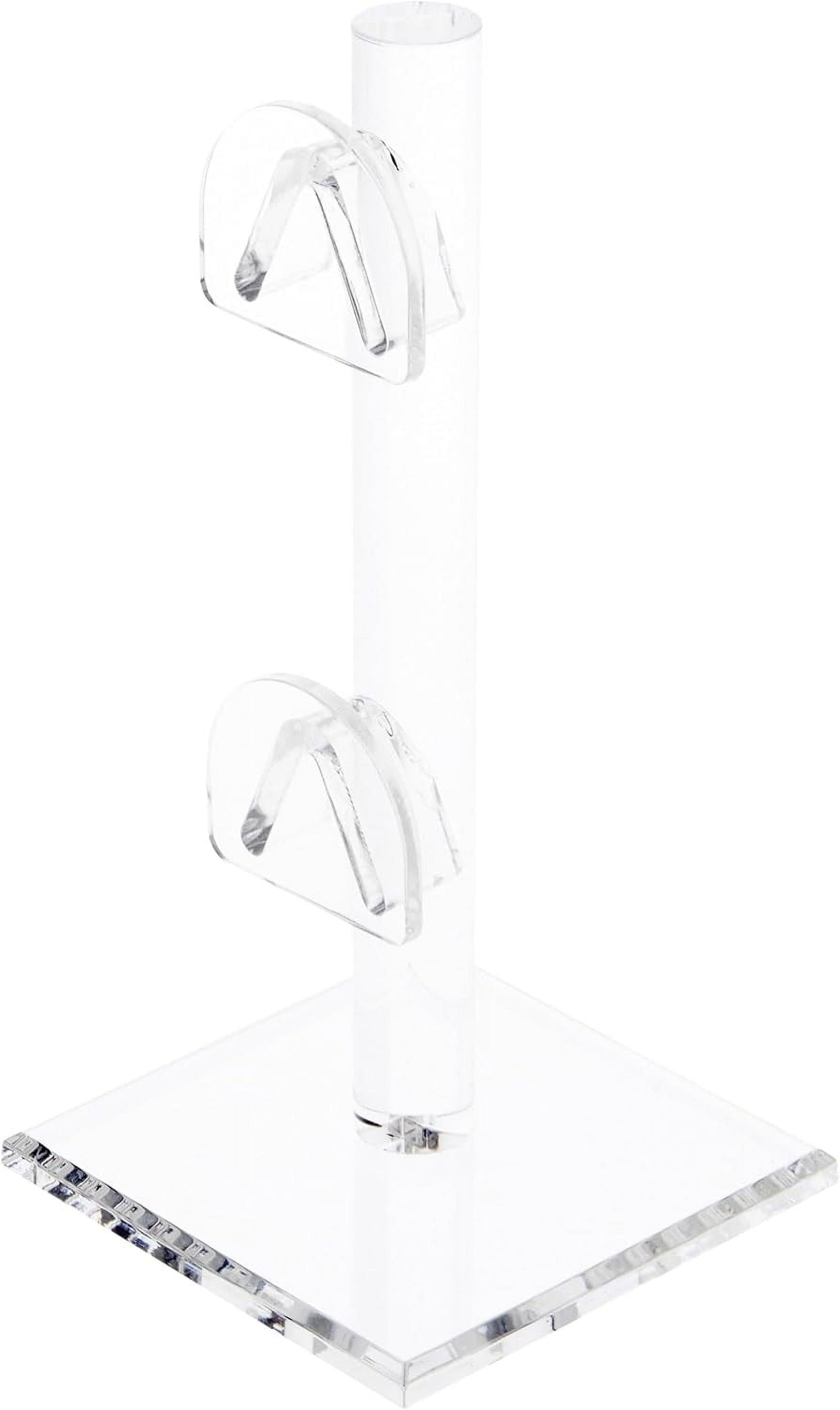 Clear 2 Curved Bridge Display Risers for Eyeglass Frames, 6.25" H x 3 ...