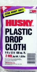 Clear 2 Mil Drop Cloth - Walmart.com