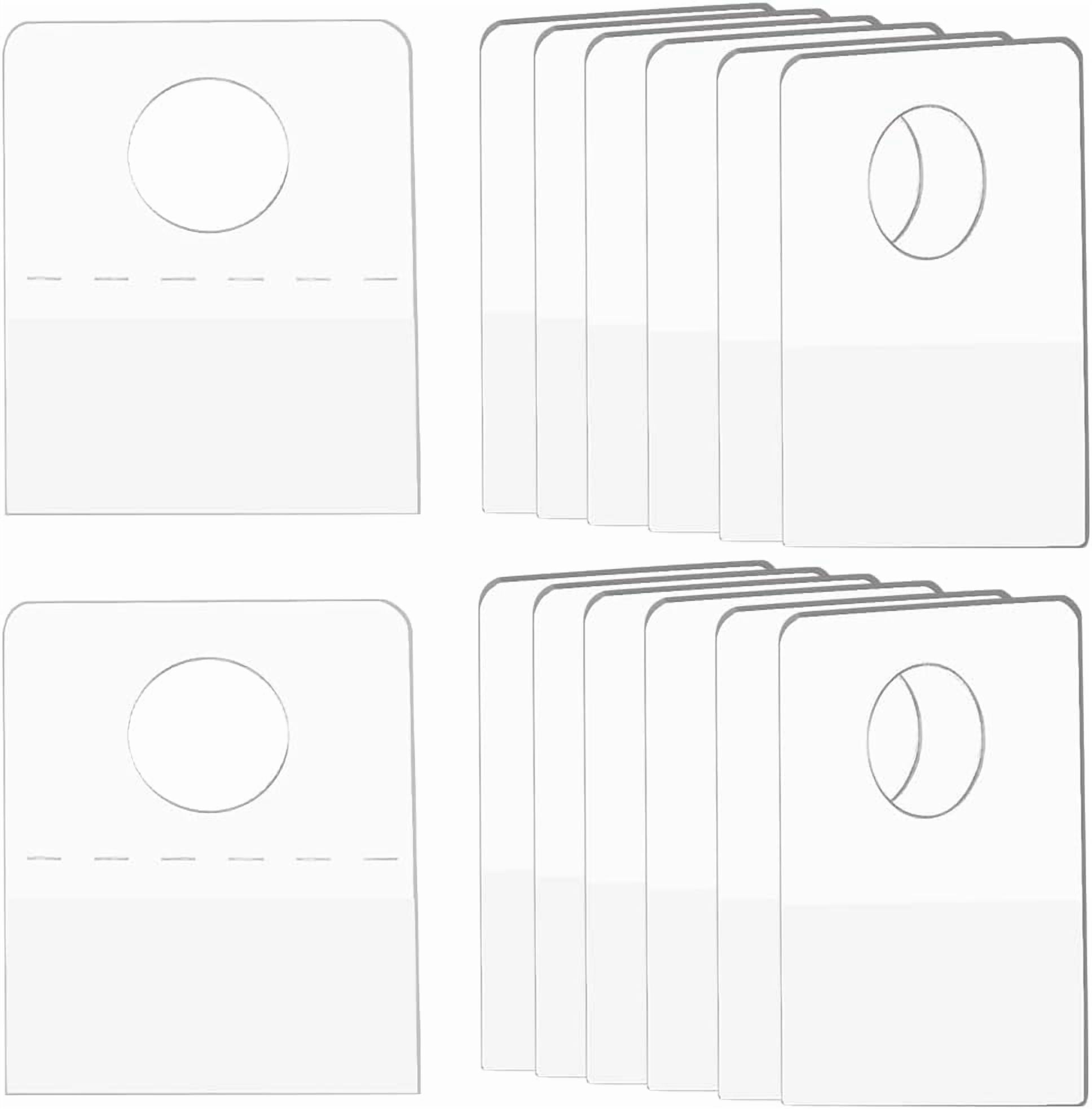 Clear 200Pcs Transparent Hang Tabs Slot Hole Clear Sticky Hanging Tabs ...