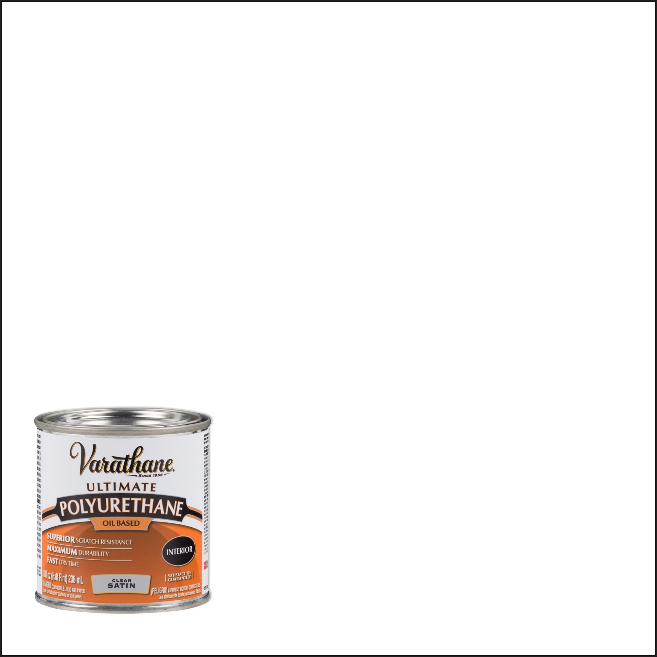 4 Pack, Clear, 275 VOC, Varathane Ultimate Satin Polyurethane Oil-Based ...