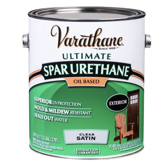 2 Pack, Clear (275 Voc), Varathane Exterior Satin Wood Ultimate Spar ...