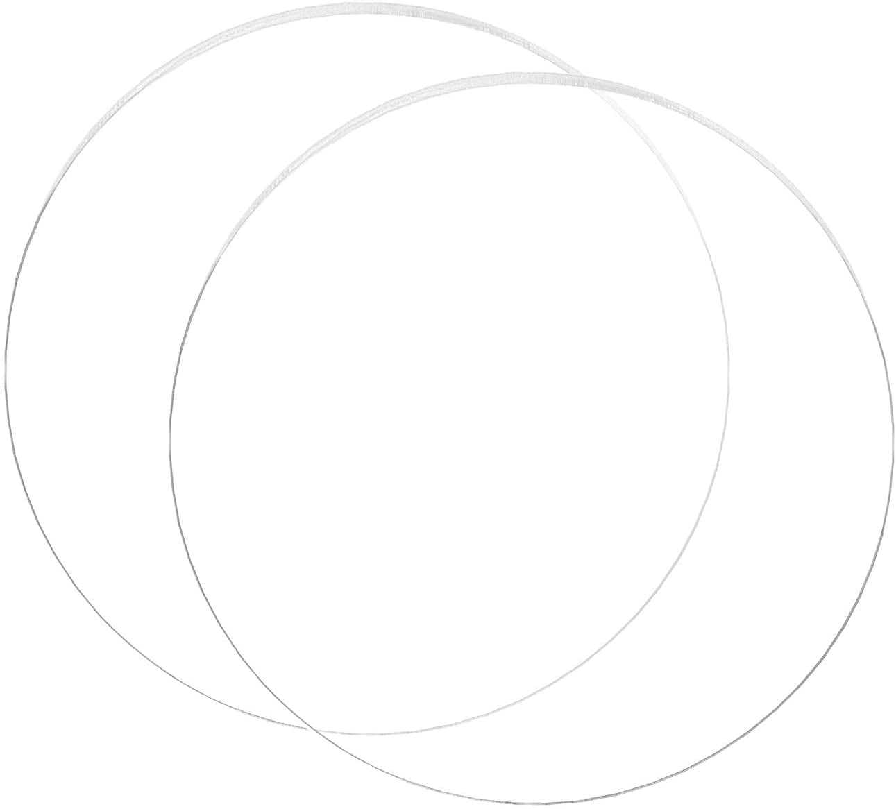 Clear 2PCS 7 Inch Clear Acrylic Sheet Round Circle Dis Acrylic Sheet ...