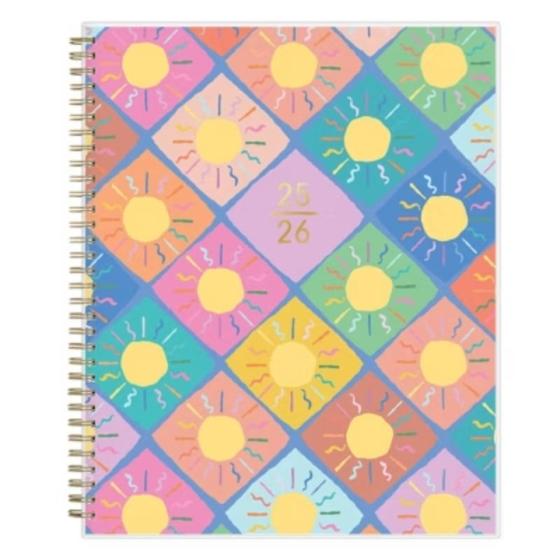 Clear 8.5"x11" 2025-2026 Weekly/Monthly Wirebound Planner 15 Months ...
