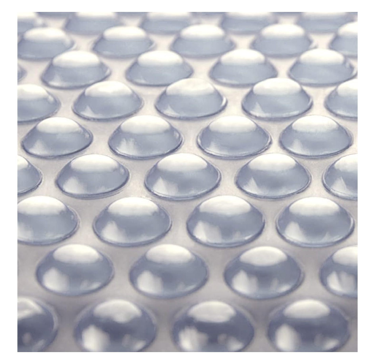 Clear 8 ft x 8 ft Square Solar Cover | 1200 Series | Heat Retaining ...