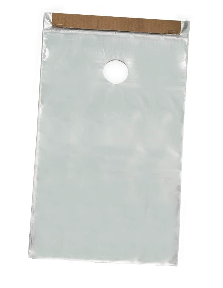 Clear 9 1/2" x 15" Plastic Poly Door Knob Hanger Bags for Flyers ...