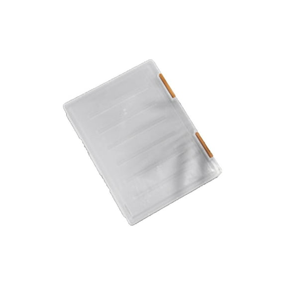 Clear A4 File Portable Project Case with Buckle，Plastic Storage Box for ...