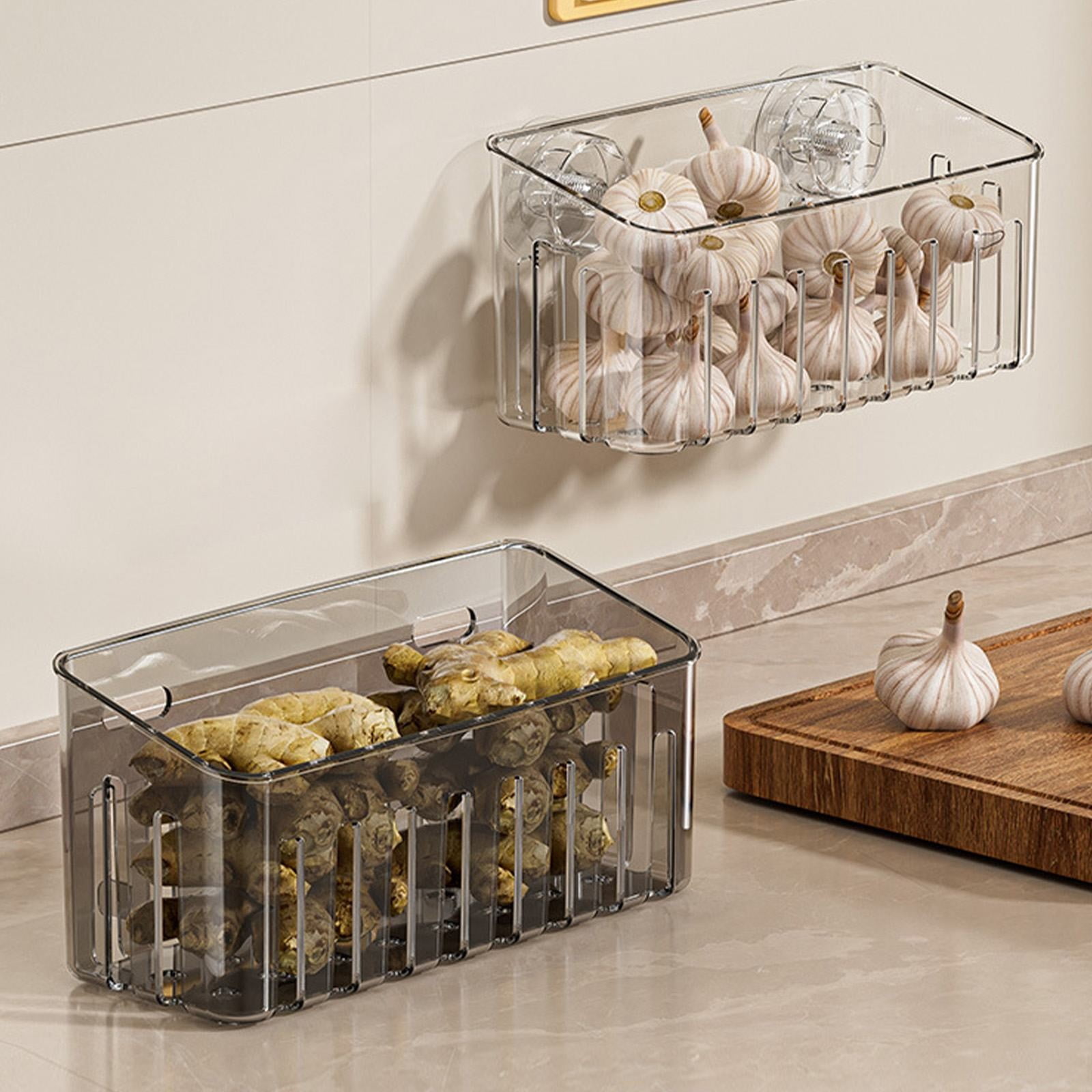 Clear ABS Suction Cup Sink Caddy Organizer, Multipurpose Kitchen Sink ...