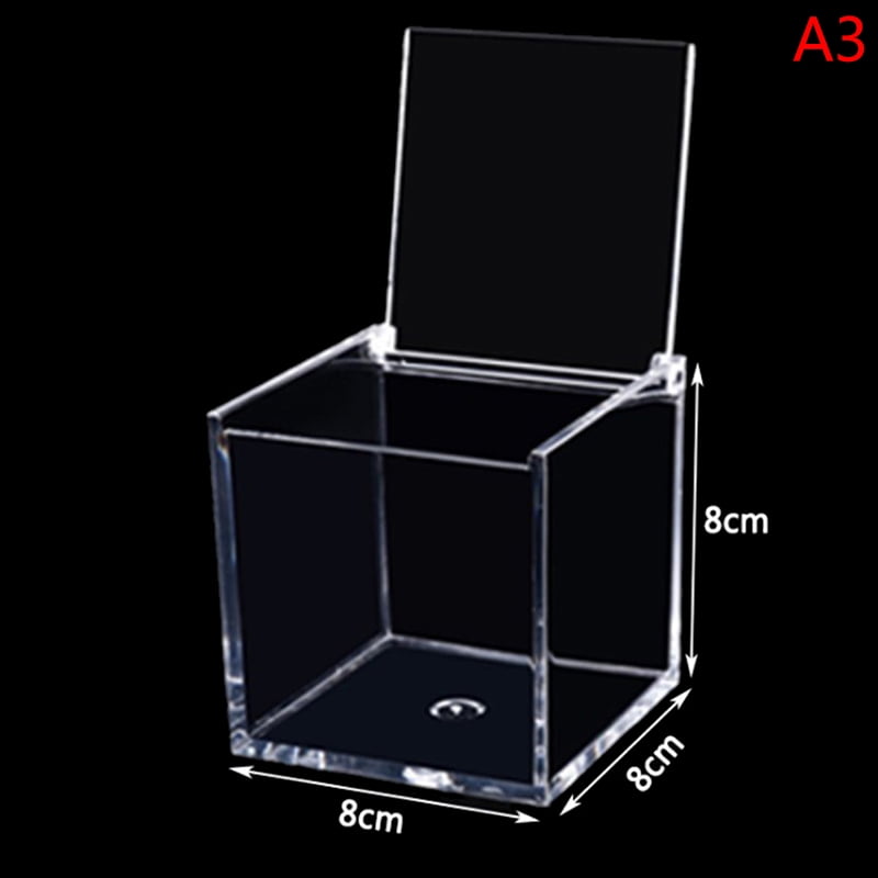 Clear Acryl Cube Favor Box of Plexi Acrylic Glass Plastic Storage ...