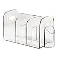 Clear Acrylic Book Ends with Pen Cup Multifunctional Book Organizers ...