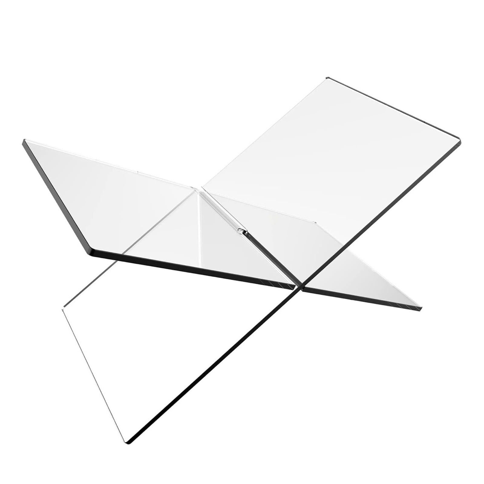 Clear Acrylic Book Stand, Large Open Book Display Stand on Table ...