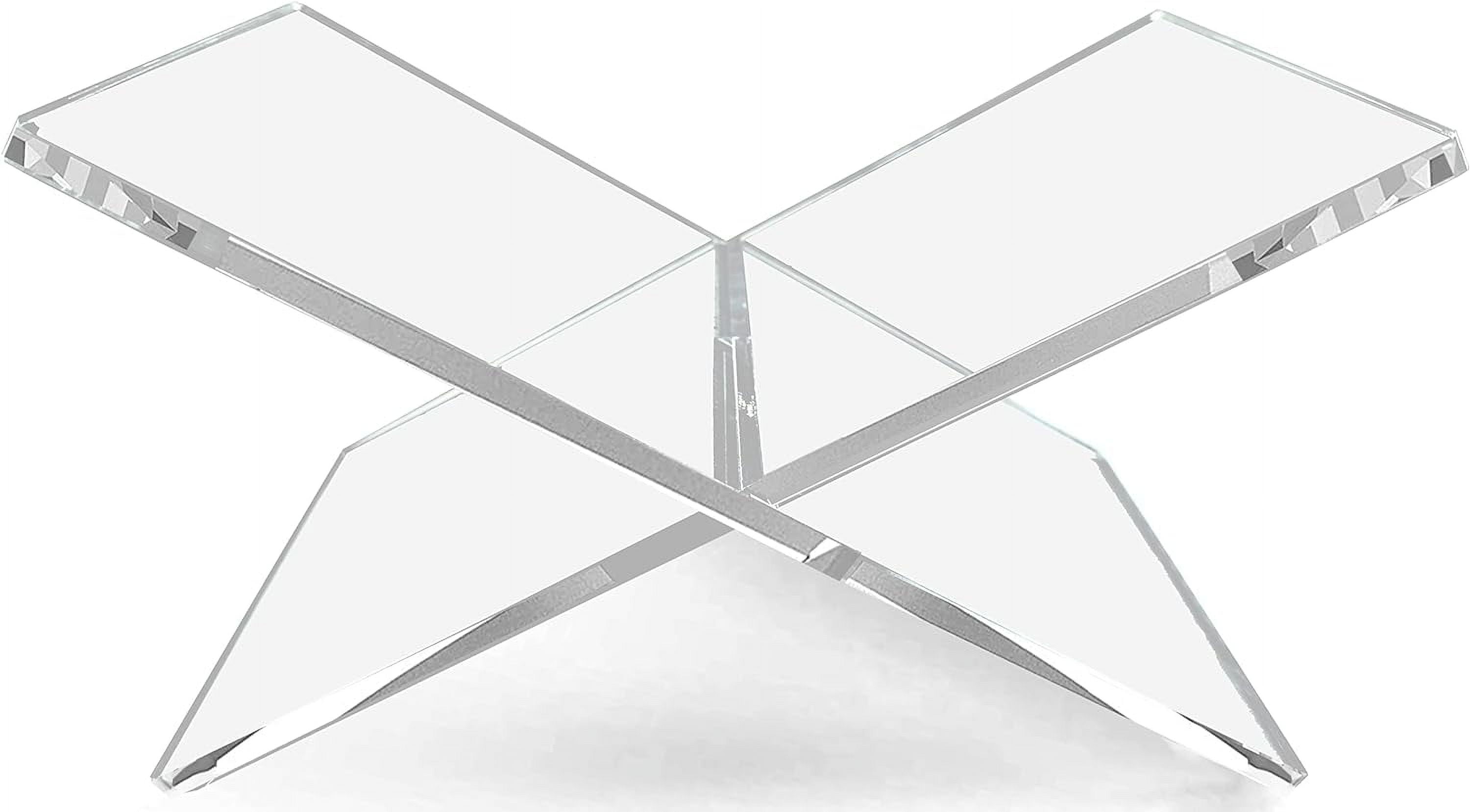 Clear Acrylic Book Stand - Open Book Display Stand for Reading, Bible ...