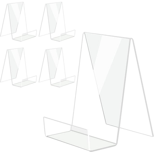 Clear Acrylic Book Stand With Smooth Rounded Corners, Perfect Display ...