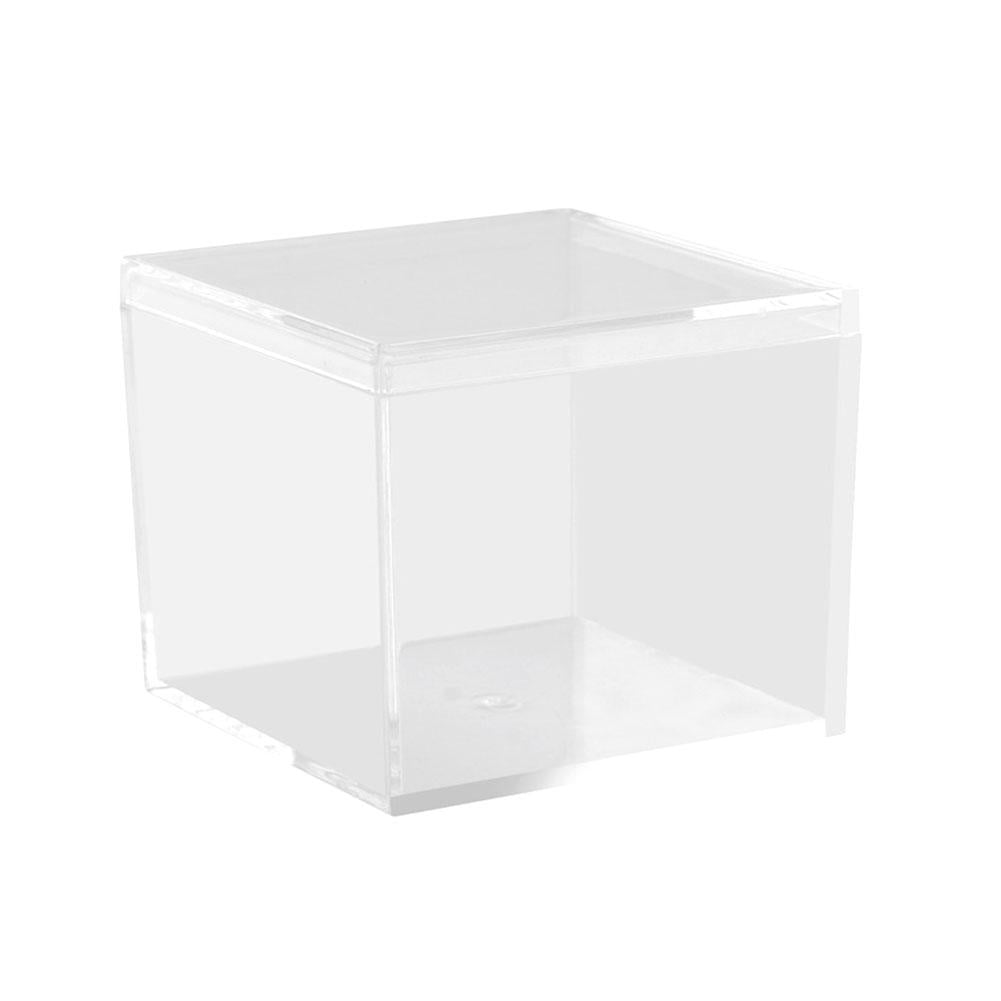 Clear Acrylic Box,Small Square Storage Box, Decorative Transparent ...