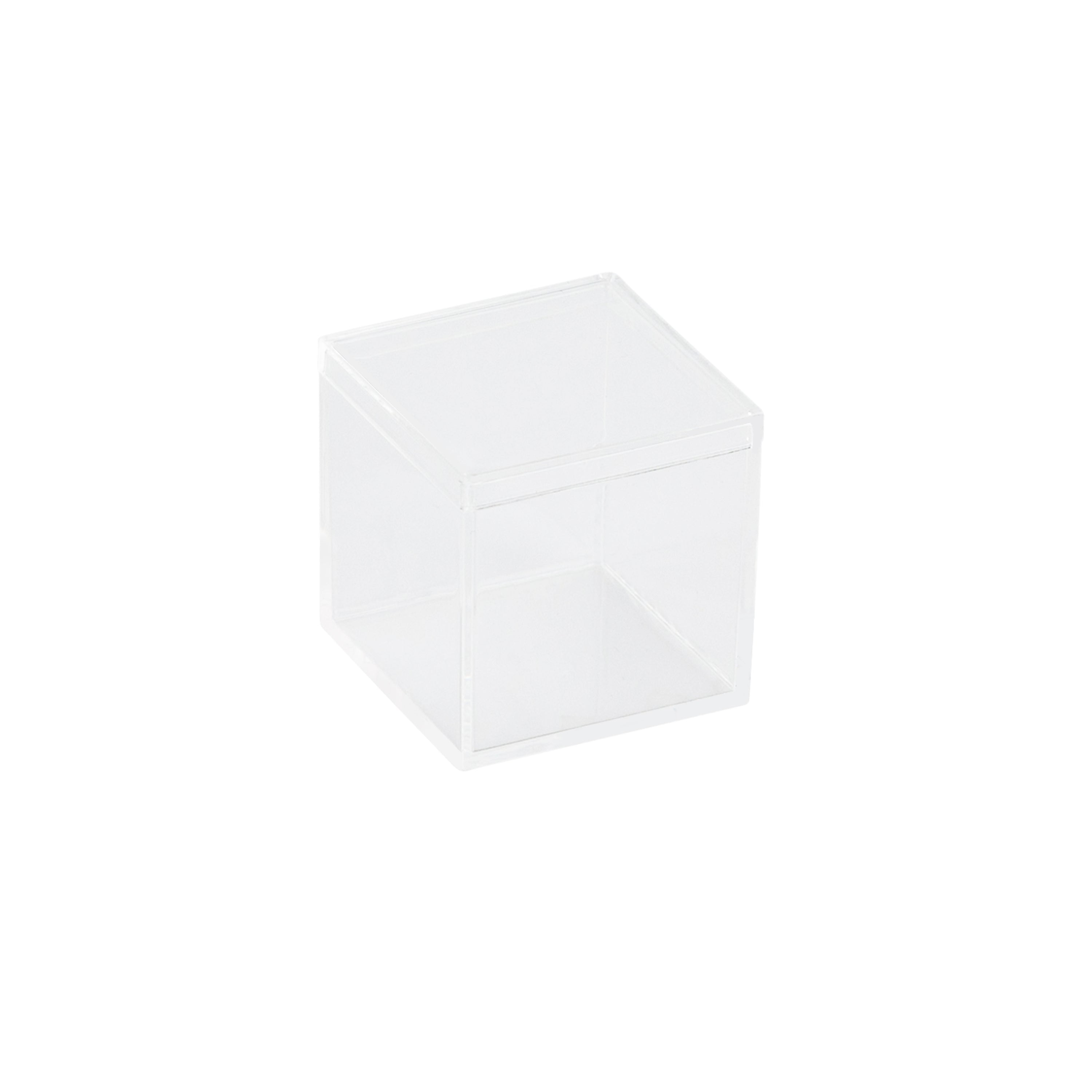 Clear Acrylic Boxes with Lid 1.75x1.75x1.75 Inches pack of 24 Storage ...
