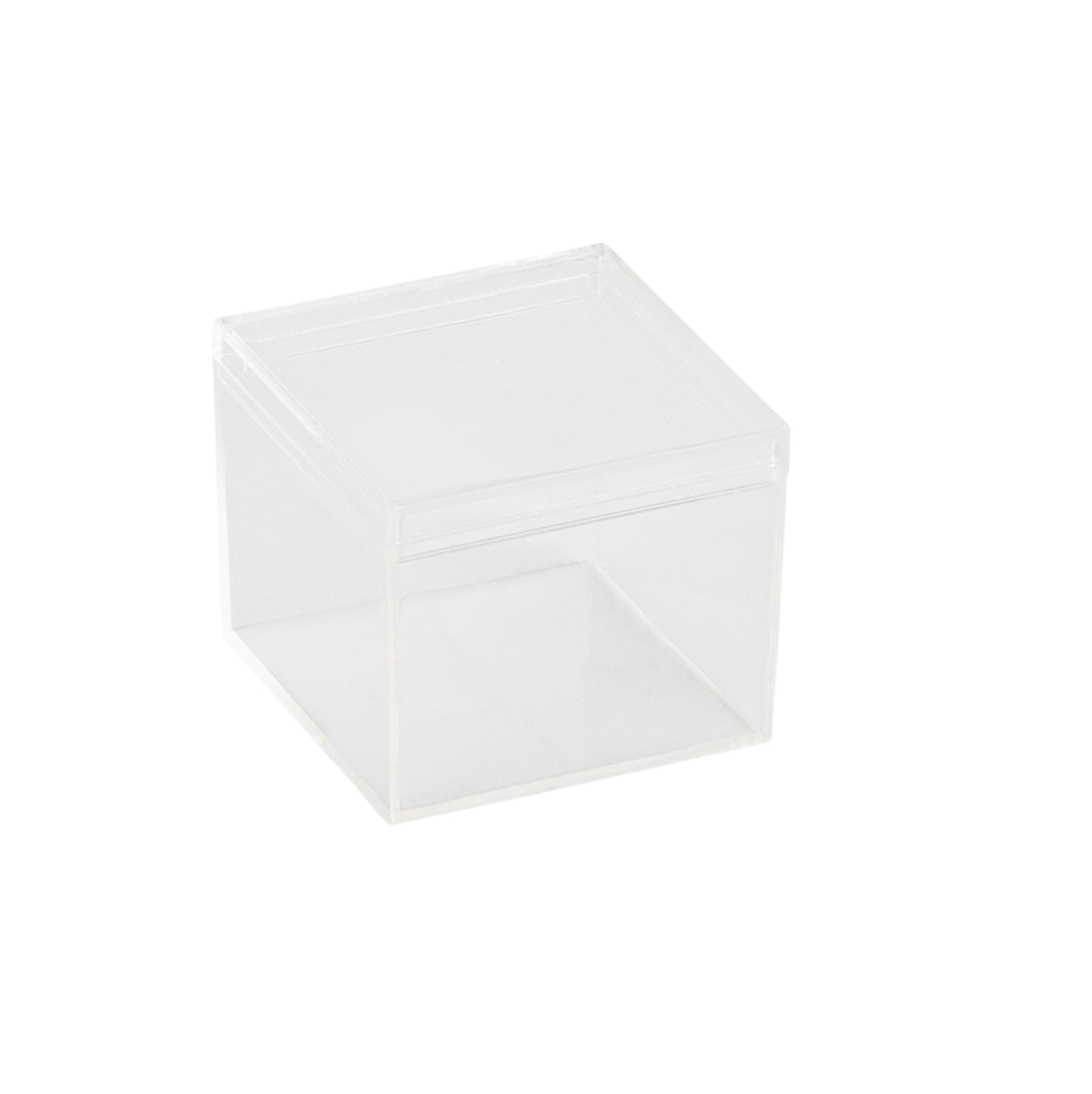 Clear Acrylic Boxes with Lid 2.125x2.125x1.75 Inches pack of 24 Storage ...
