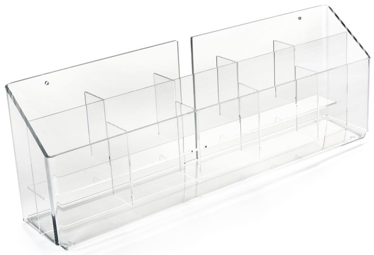 Clear Acrylic Brochure Holder for Countertop or Wall, Literature Rack ...