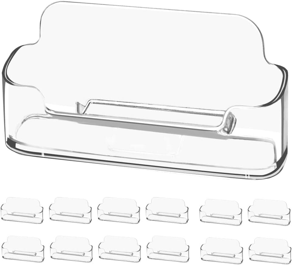 Clear Acrylic Business Card Holder for Desk, Display & Stand for Office ...