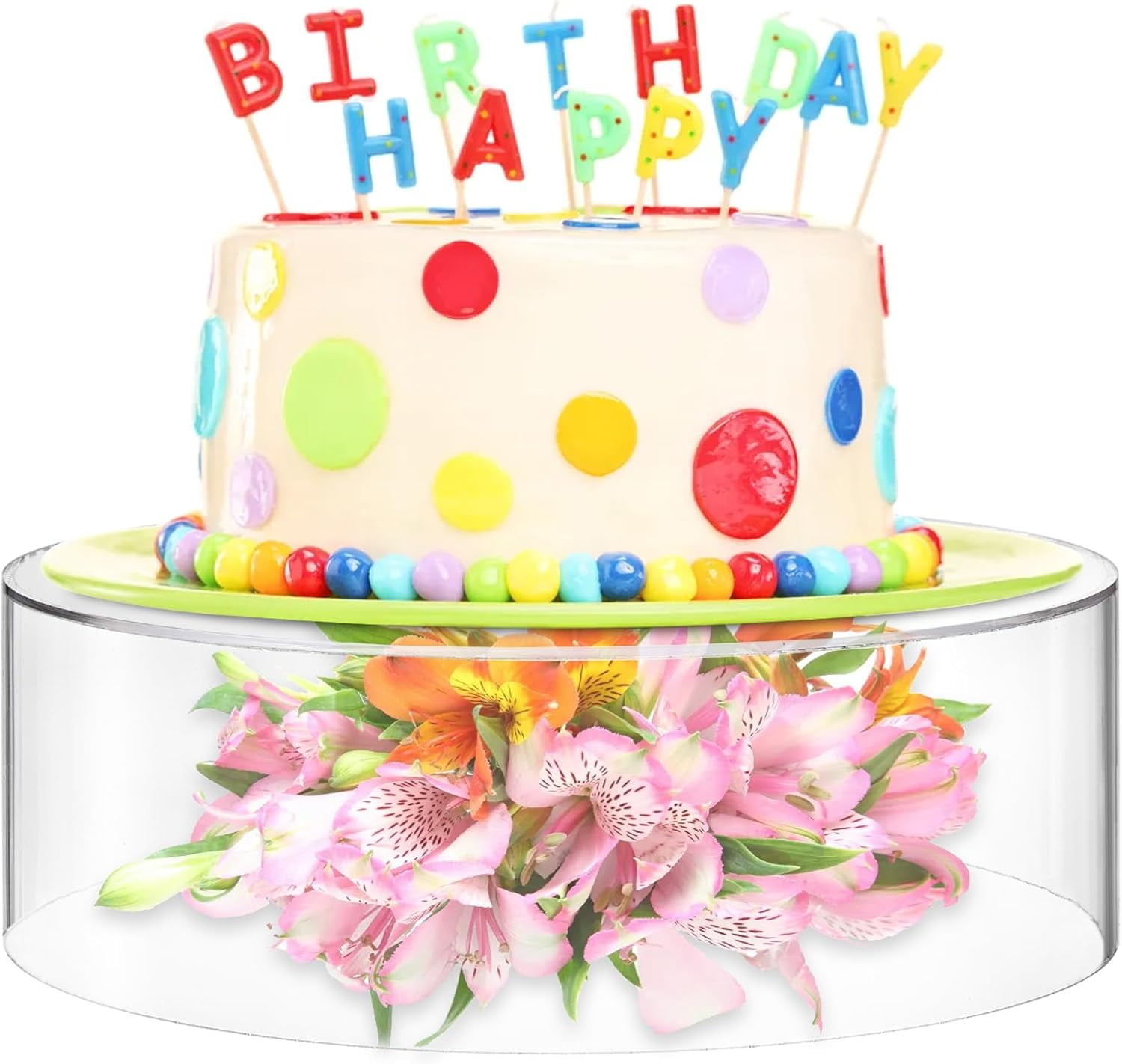 Clear Acrylic Cake Stand, Dessert Display Stand Cupcake Stand with ...