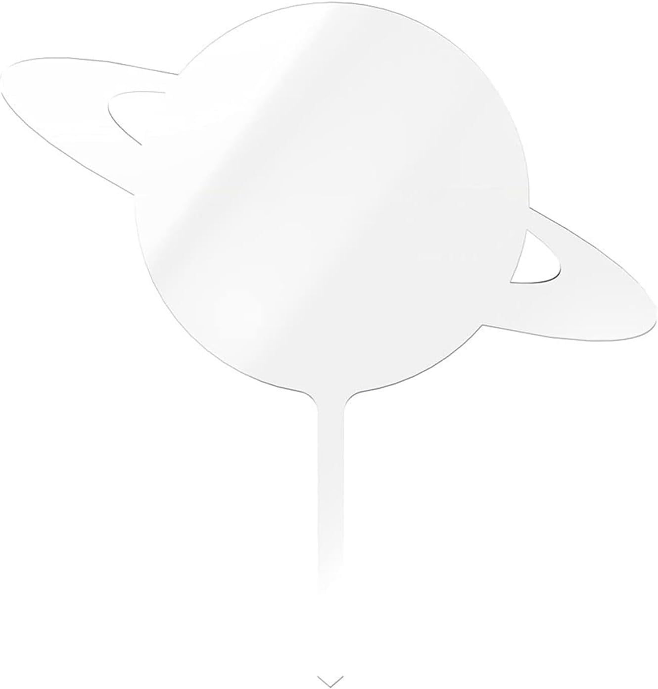 Clear Acrylic Cake Toppers Blank DIY Birthday Cake Decorations Tool For ...