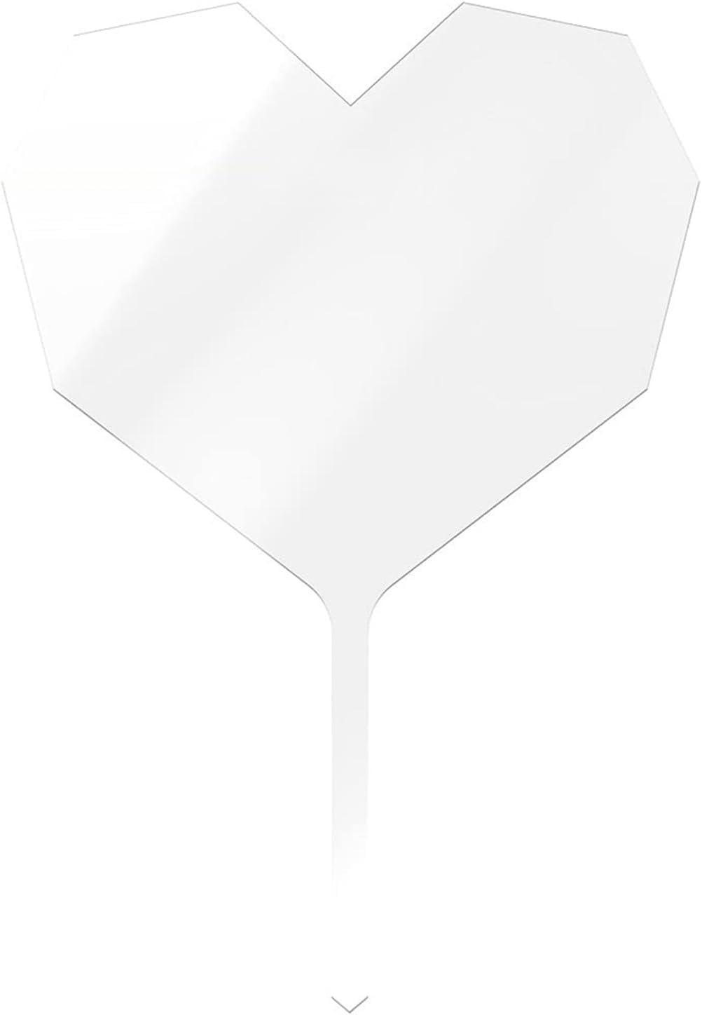 Clear Acrylic Cake Toppers Blank DIY Birthday Cake Decorations Tool For ...