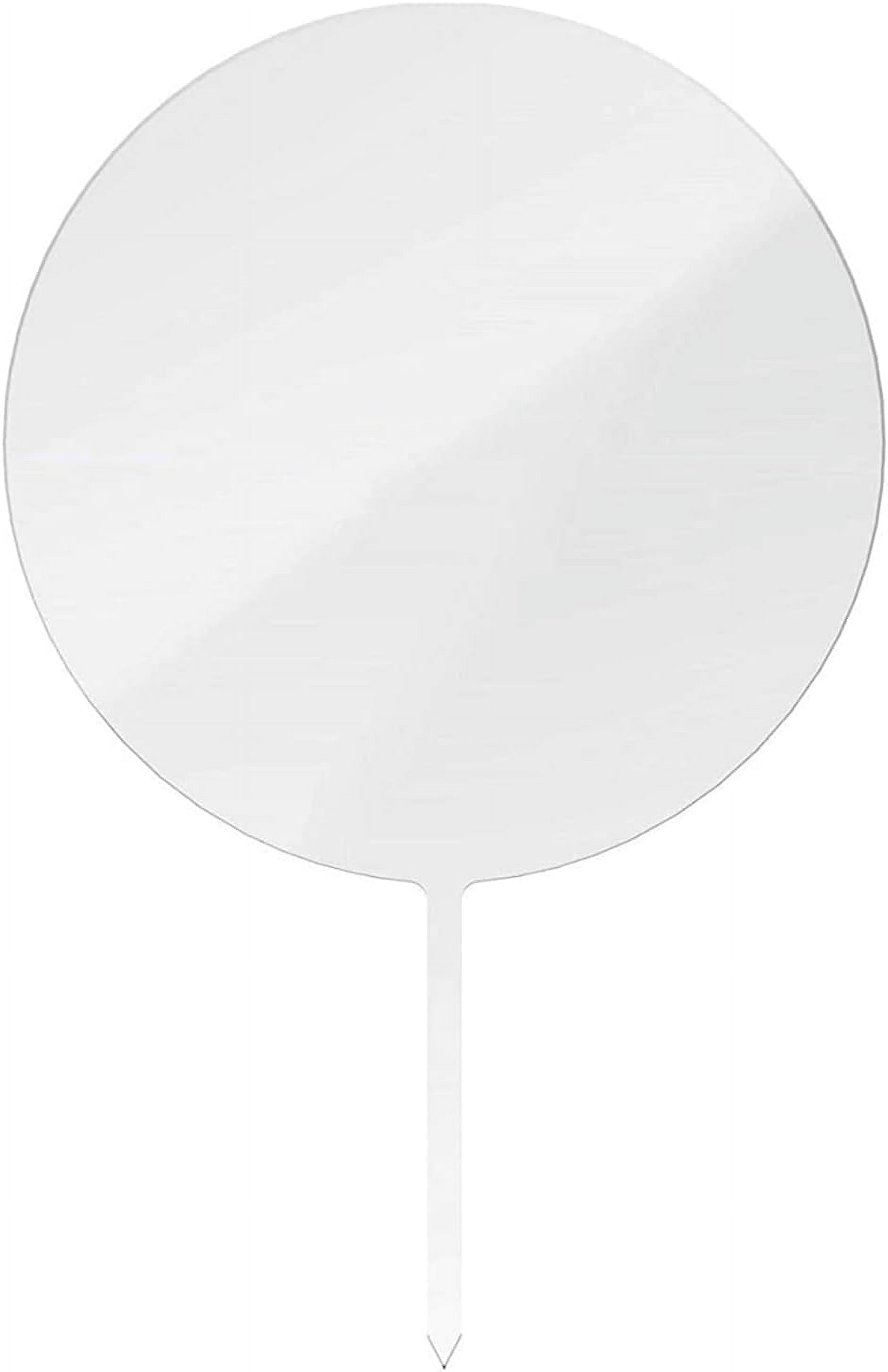 Clear Acrylic Cake Toppers Blank DIY Birthday Cake Decorations Tool For ...