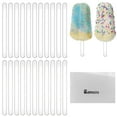 Clear Acrylic Cakesicle Sticks 30 Pieces Set Reusable Cake Pop Mold for ...