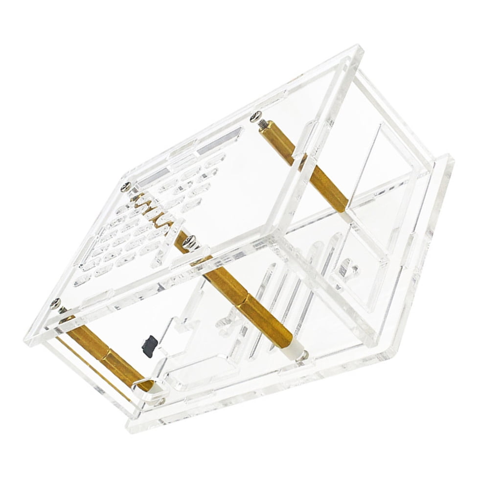 Clear Acrylic Case For RPi 5 Case Featuring Precise Openings - Walmart.com