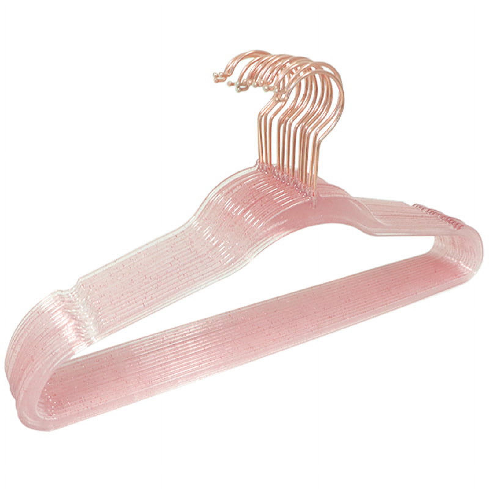 Clear Acrylic Clothes Hanger 10PCS Non-Slip Dress Suit Hanger Wardrobe ...
