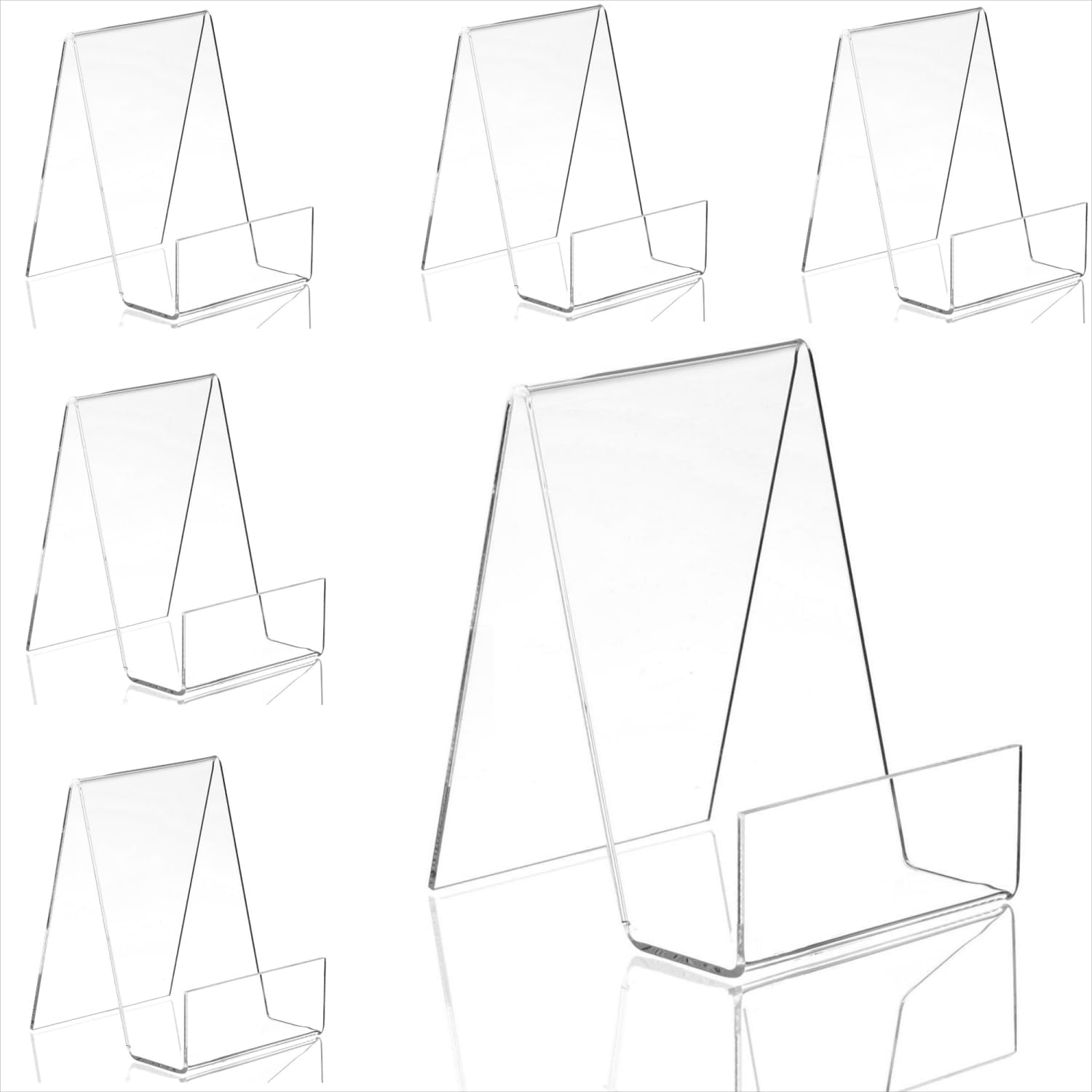 Clear Acrylic Comic Book Stand 6-Piece Set for Displaying iPads ...