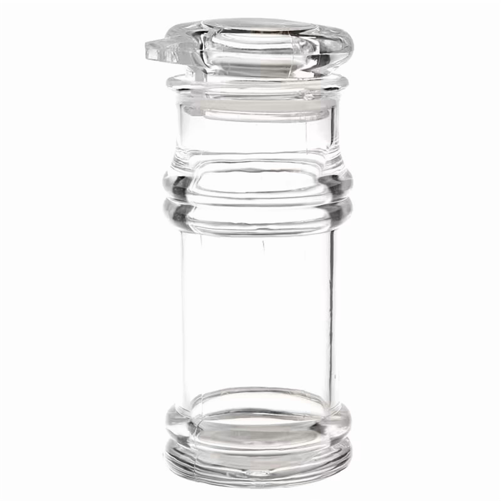 Clear Acrylic Condiment Bottle 3.38 oz - Durable Salad Dressing, Oil ...