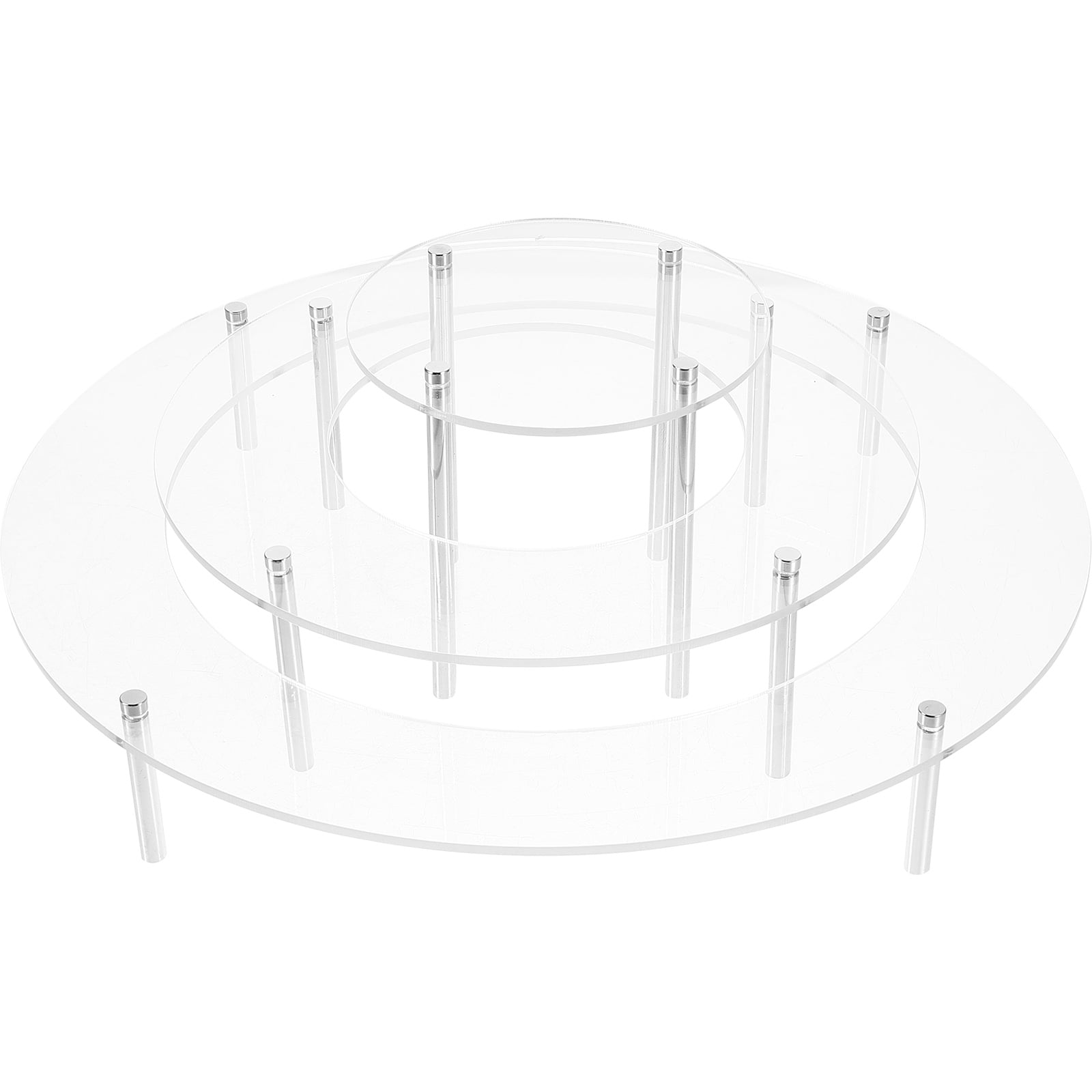 Clear Acrylic Cupcake Stand Display Shelf Food Risers for Buffet ...