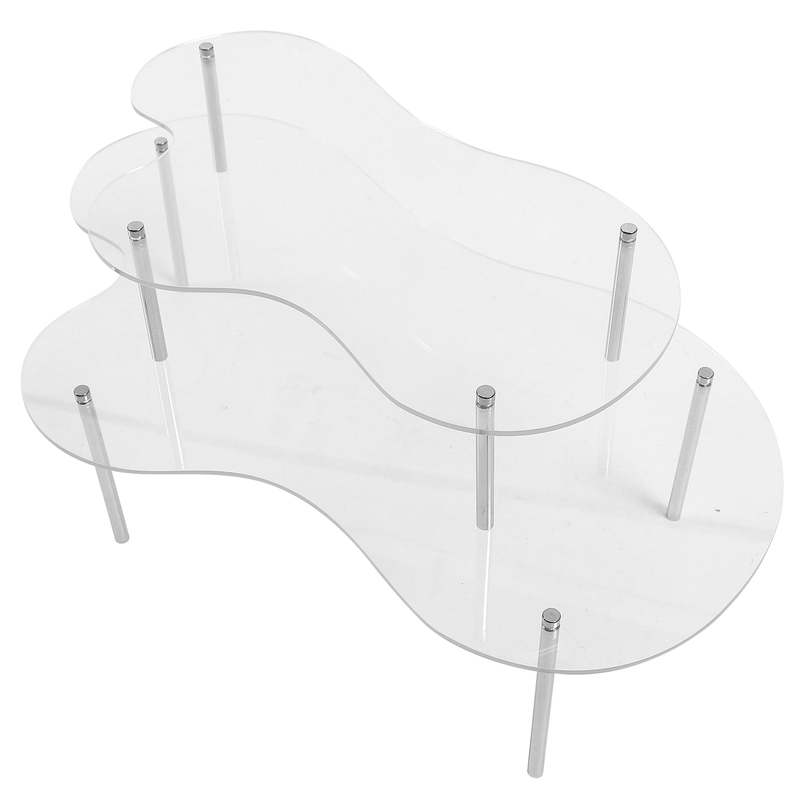 Clear Acrylic Cupcake Stand Medium Display Shelf Pan Decoraciones Para ...