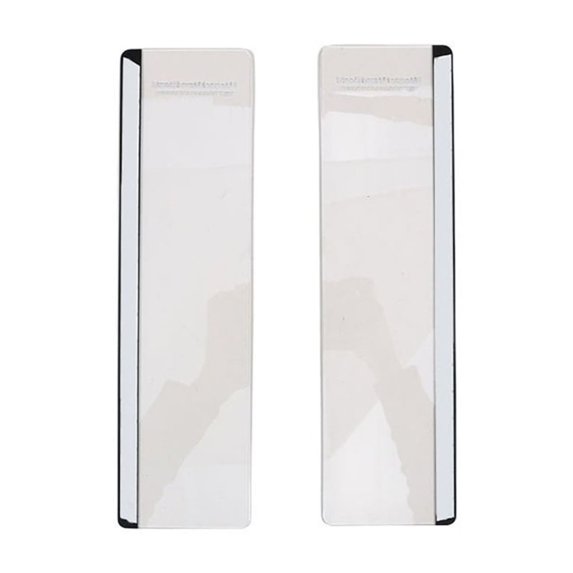 Clear Acrylic Desktop Memo Board Clips With Left And Right Note Panels ...