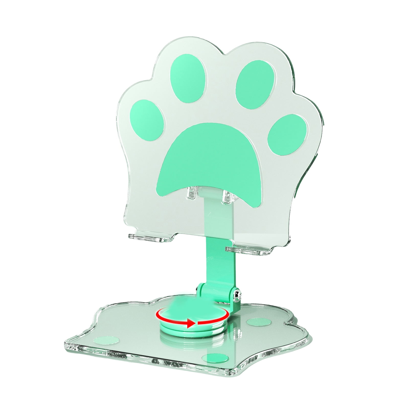 Clear Acrylic Desktop Stand Foldable clear Tablet Holder Adjustable ...