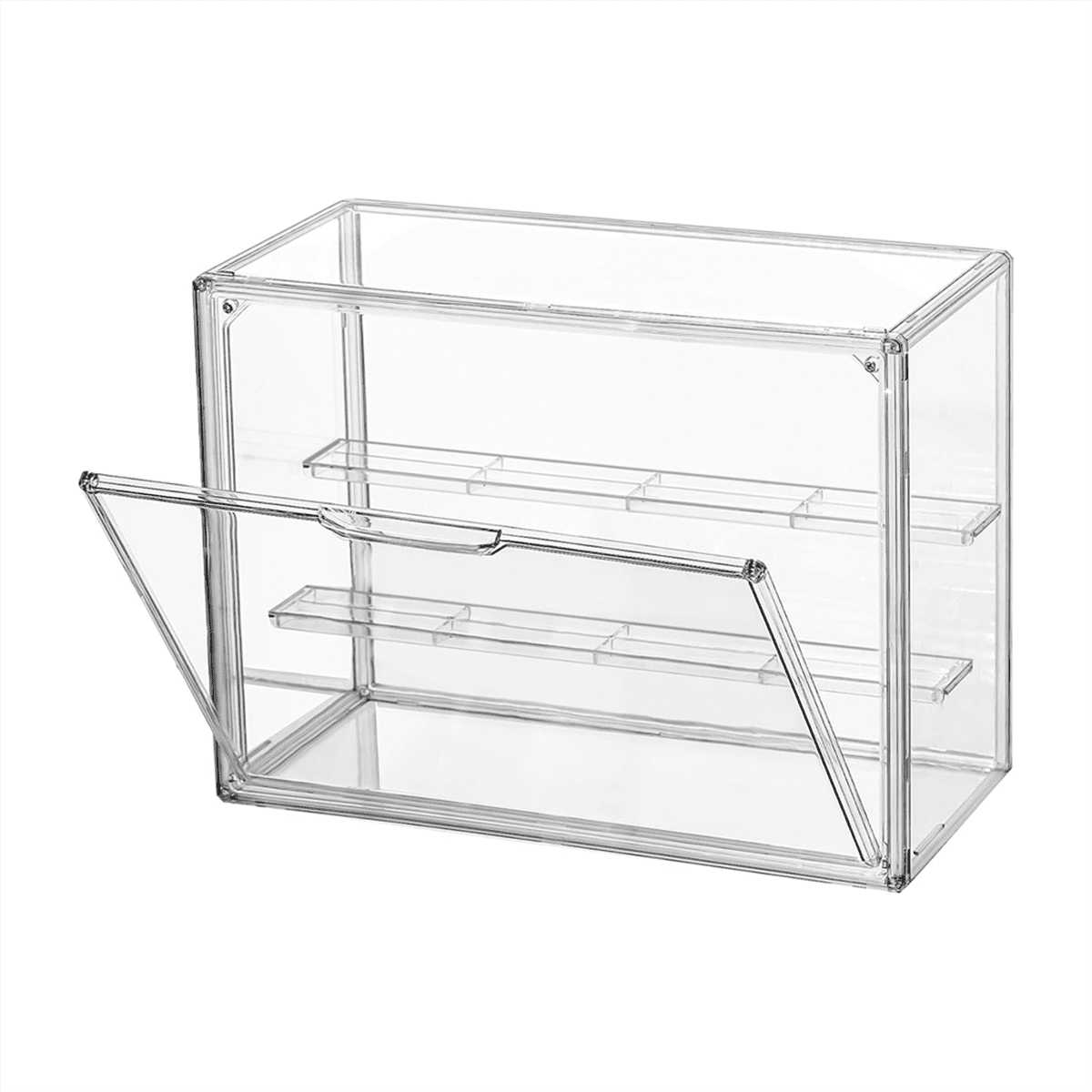 Clear Acrylic Display Case 3 Tier Display Shelf, Stackable Protection ...