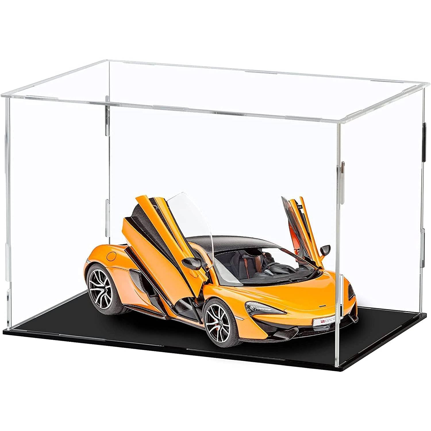 Clear Acrylic Display Case-Assemble Countertop Box for Display-Clear ...
