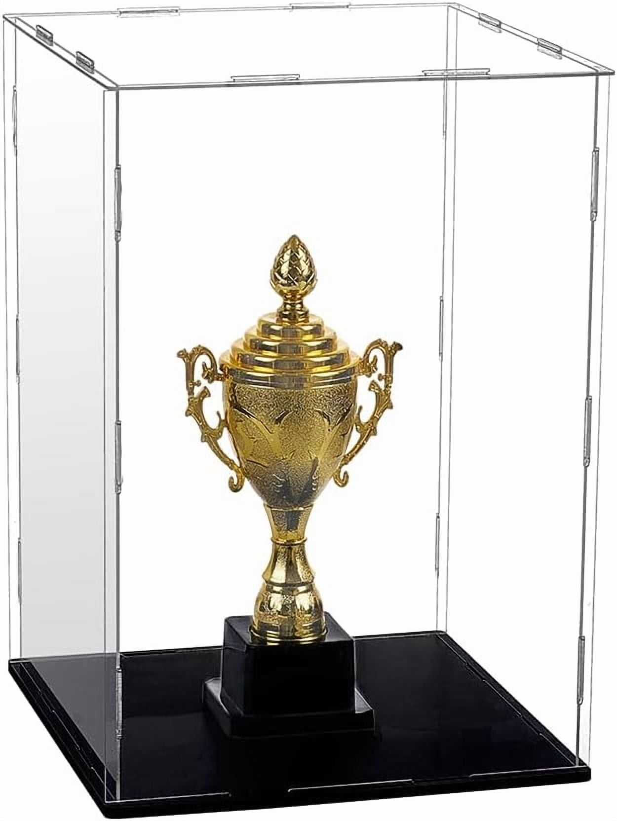 Clear Acrylic Display Case Assemble Showcase for Collectibles Display ...