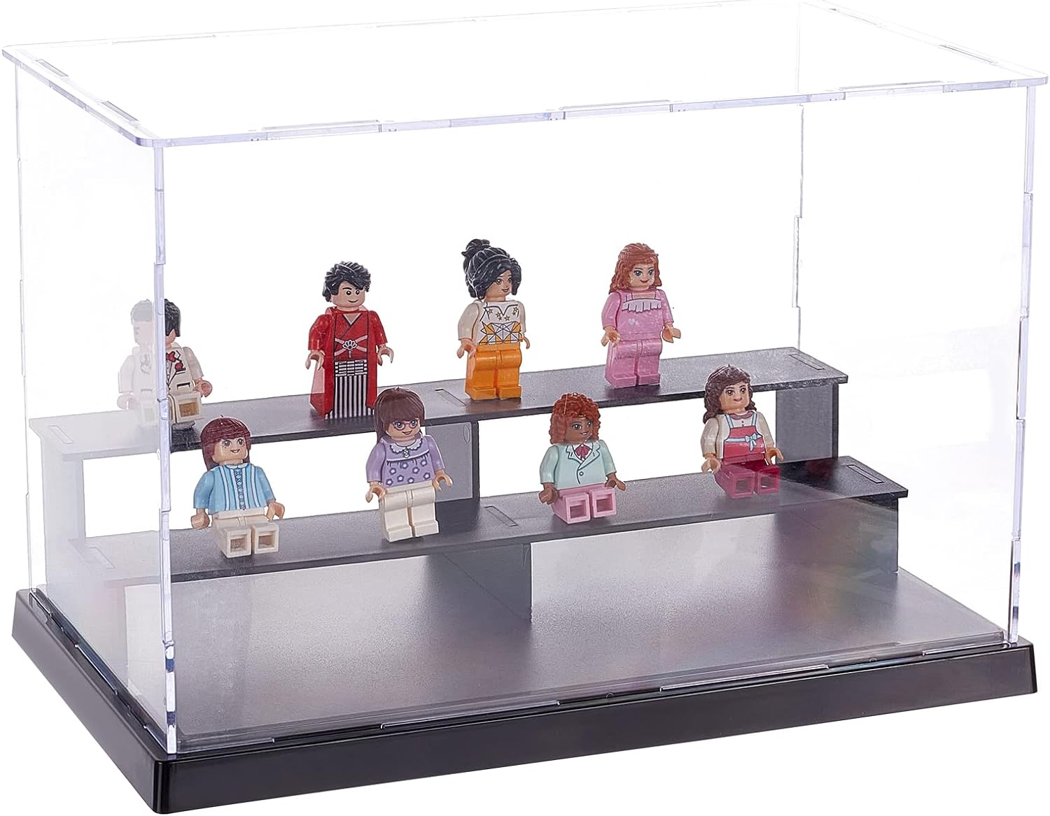 Clear Acrylic Display Case Assemble Countertop Box Model Display Boxes ...