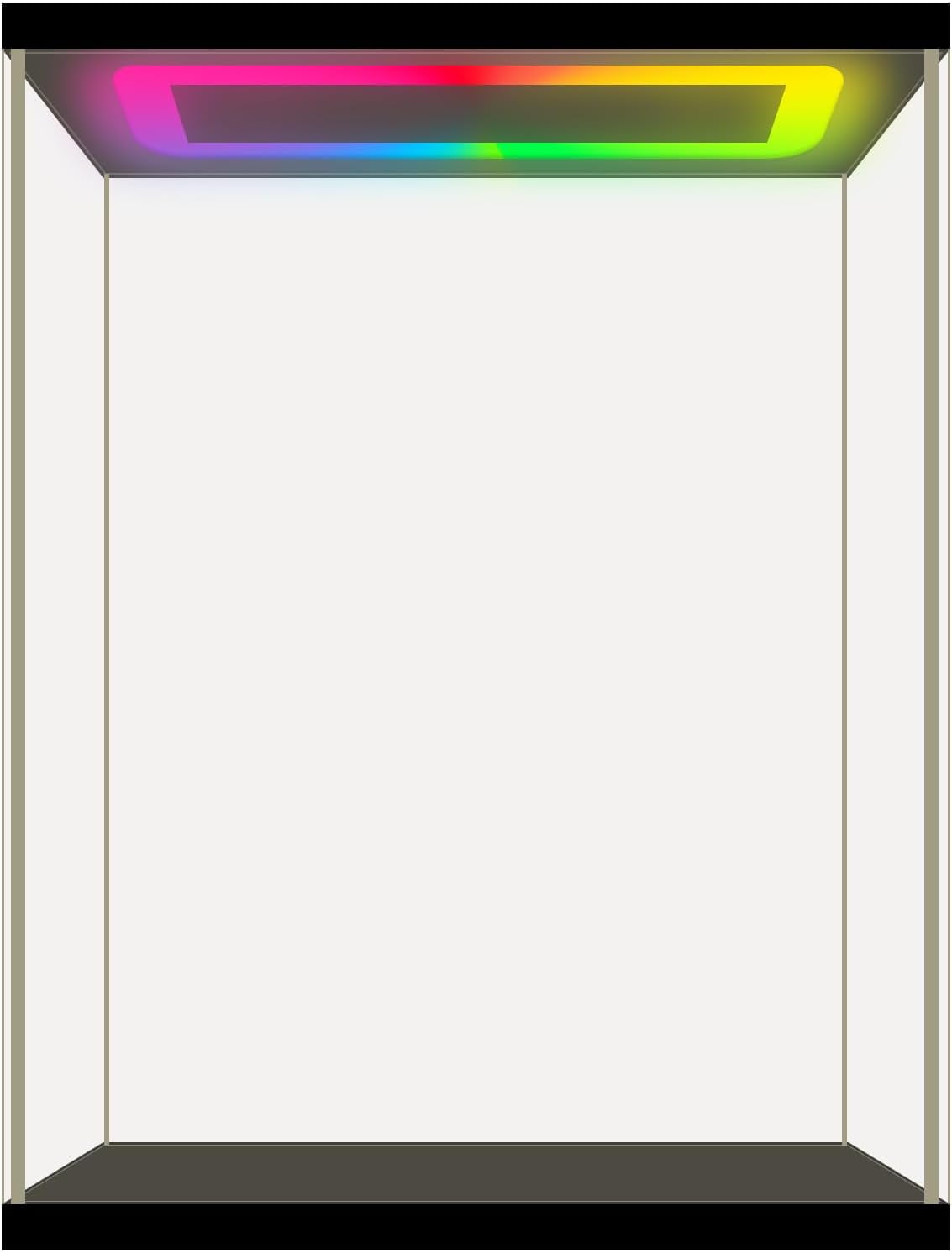 Clear Acrylic Display Case with RGB LED Light for Lego 10311, Dustproof ...