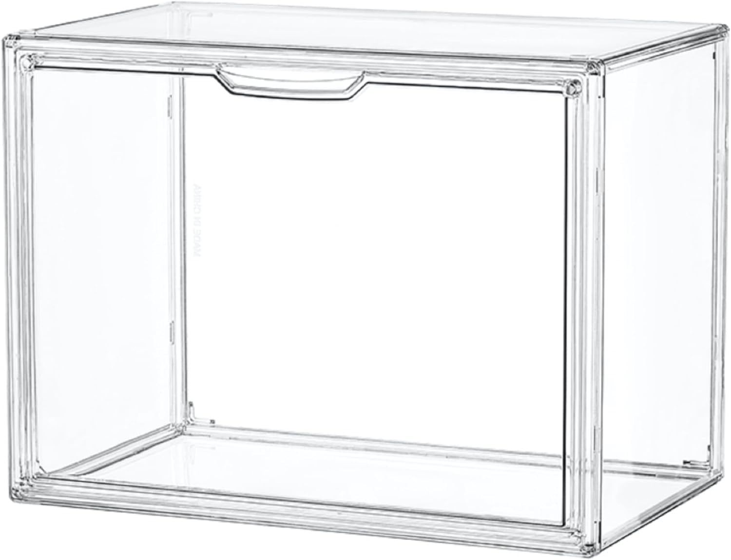 Clear Acrylic Display Case, Stackable Plastic Storage Bins with ...